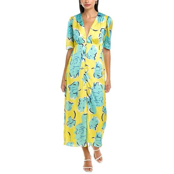 Garrie B | Dresses | Garrie B Satin Midi Dress | Poshmark